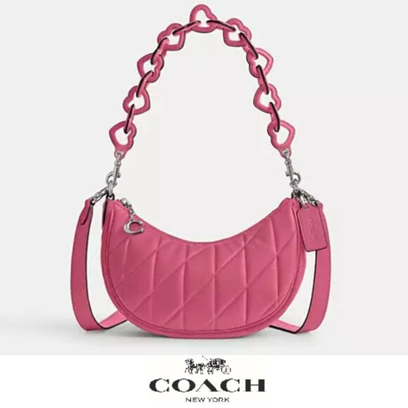 Coach | Bags | Coach Mira Shoulder Bag With Pillow Quilting And Heart ...